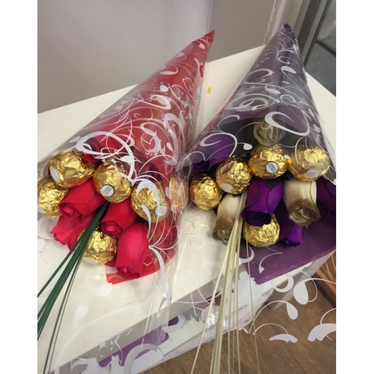 Mini Ferrero Rocher Rose Bouquet