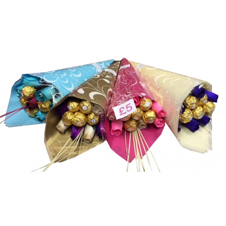 Mini Ferrero Rocher Rose Bouquet